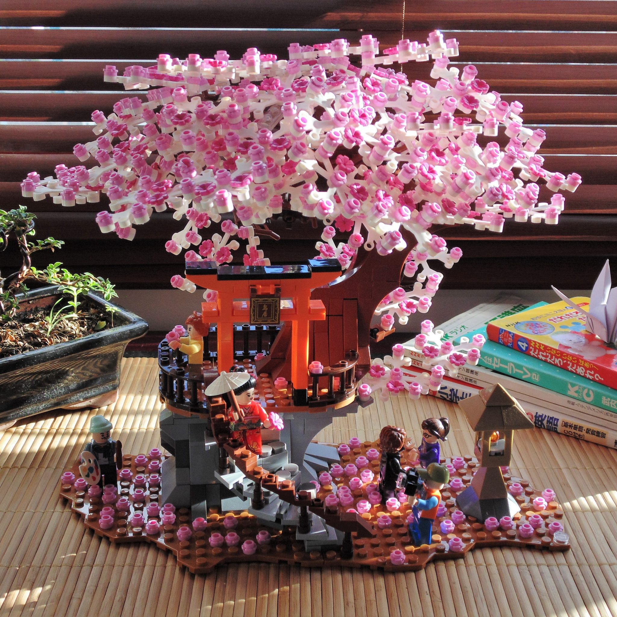 Lego - Set Flor de Cerezo Sakura o Nagame - Koinobori